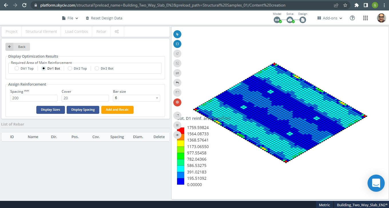 Eurocode Slab Design Example and Comparison with SkyCiv