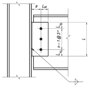 Single Plate Connection | SkyCiv Engineering