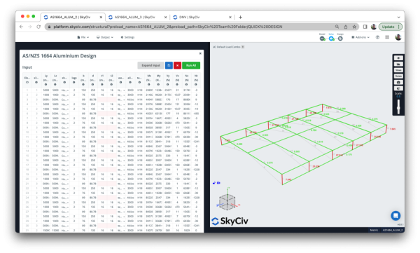 Aluminum Beam Calculator | SkyCiv Engineering