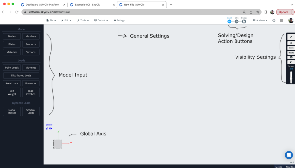 Simple Structural Analysis Model Skyciv Engineering