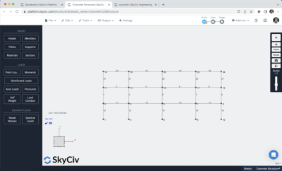 How to model a concrete structure - walls & slabs | SkyCiv