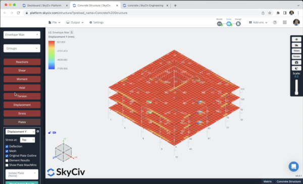 How to model a concrete structure - walls & slabs | SkyCiv