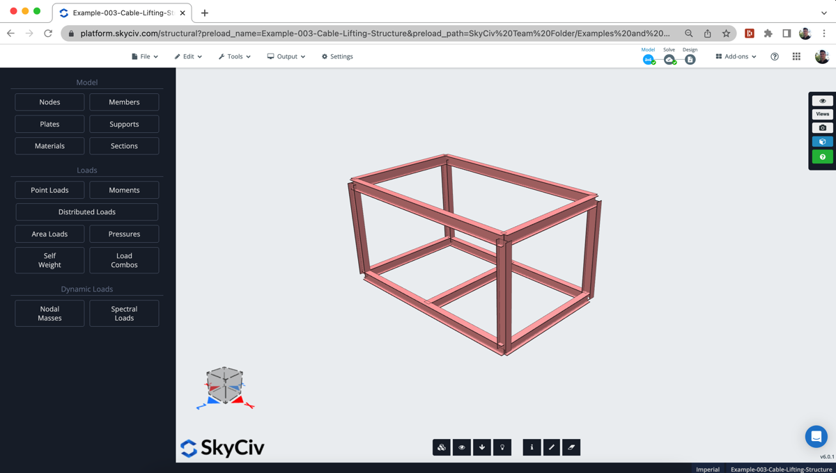 How to Design a Lifting Structure Using Cables | SkyCiv