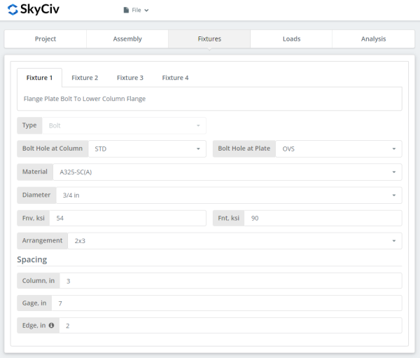 Column Splice Connection | SkyCiv Engineering