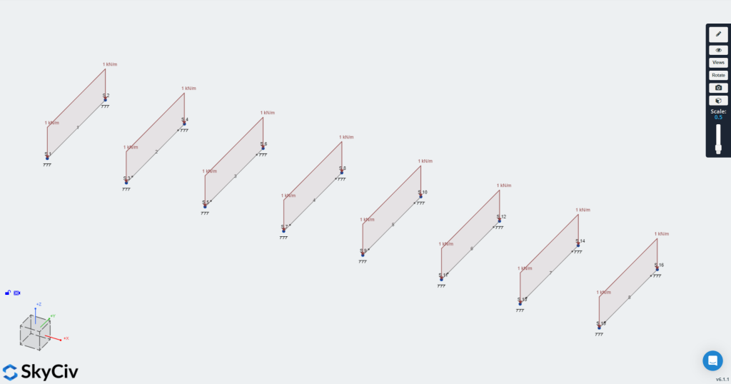 Semi-fixed members – theory and usage | SkyCiv Engineering