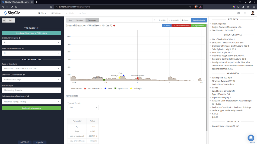 ASCE 7 Wind Load Calculations for Circular Bins, Tanks, and Silos ...