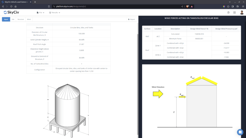 ASCE 7 Wind Load Calculations for Circular Bins, Tanks, and Silos ...
