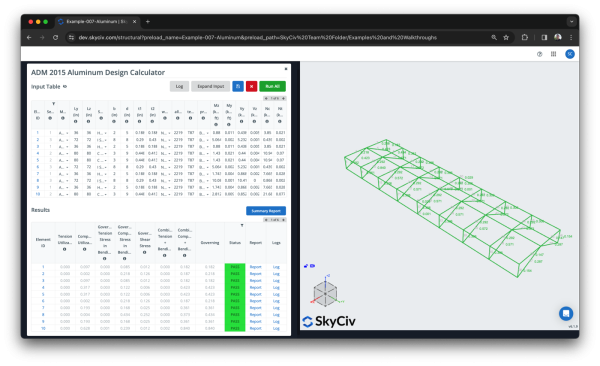 How to Design an Aluminum Structure | SkyCiv Engineering