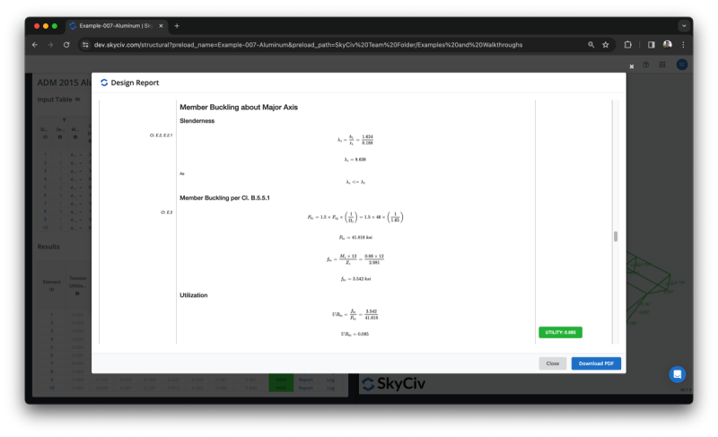 How to Design an Aluminum Structure | SkyCiv Engineering
