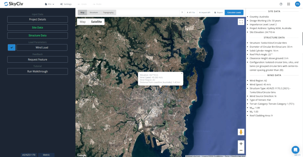 AS/NZS 1170.2 (2021) Wind Load Calculations for Circular Bins, Tanks ...