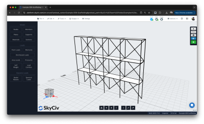 Scaffolding Design Structure Examples & Tutorial | SkyCiv