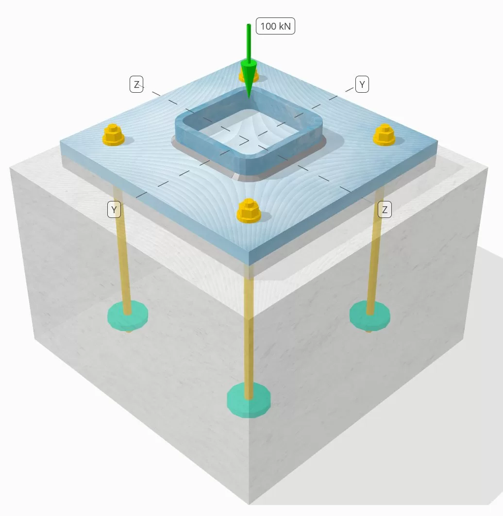 Base Plate Design Example (AS) | SkyCiv Engineering