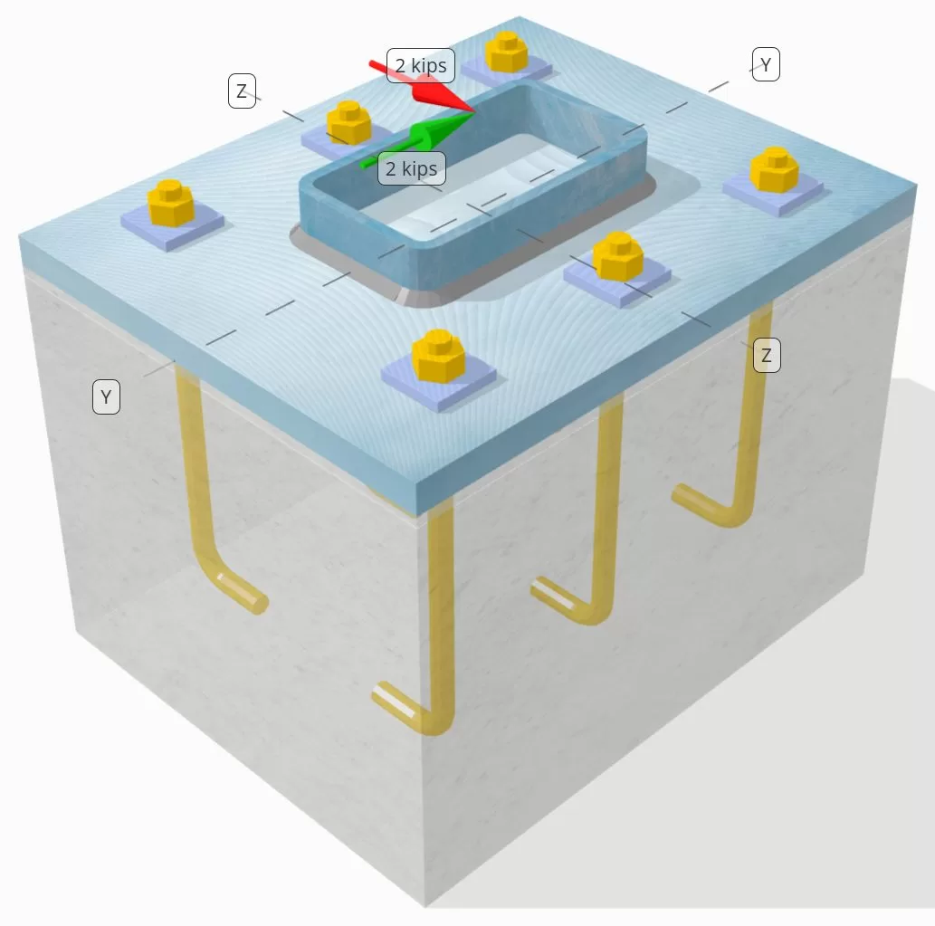 Base Plate Design Example (AISC) | SkyCiv Engineering