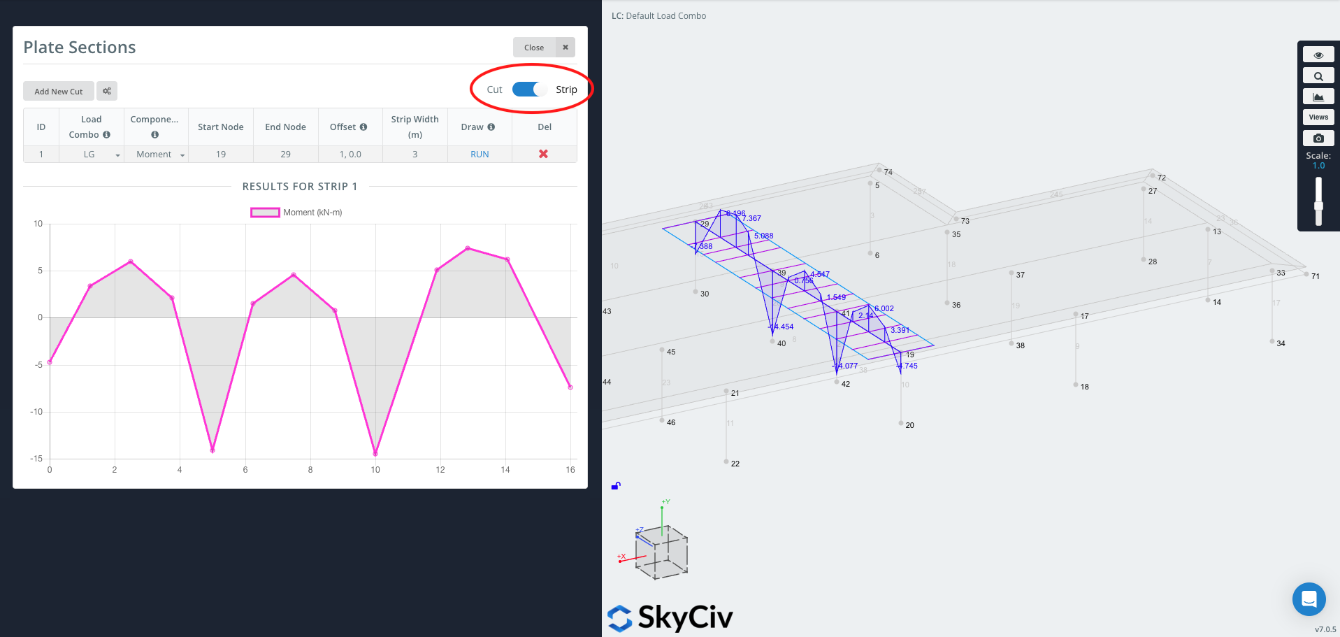 Plate Section Cuts | SkyCiv Engineering