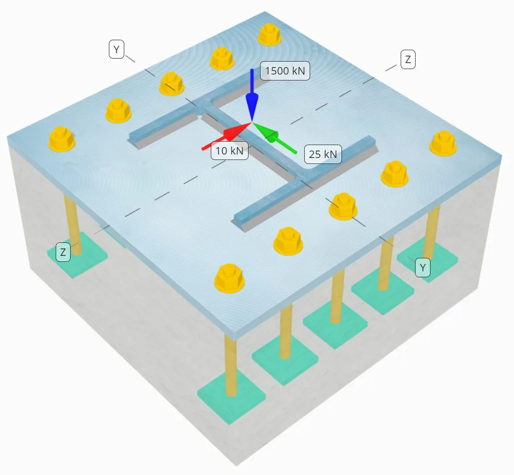 Base Plate Design Example (EN) | SkyCiv Engineering