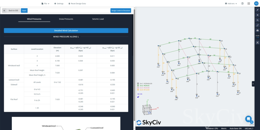 Integrated Load Generator with Structural 3D | SkyCiv Engineering